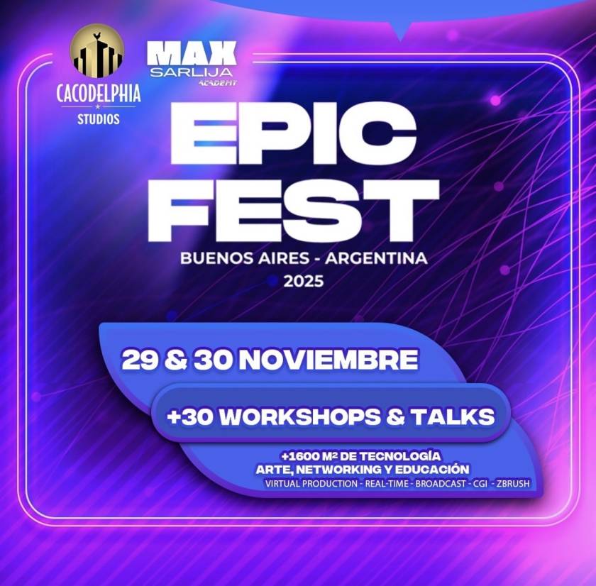 EPIC FEST 2025: Producción Virtual y Real-Time en Cacodelphia